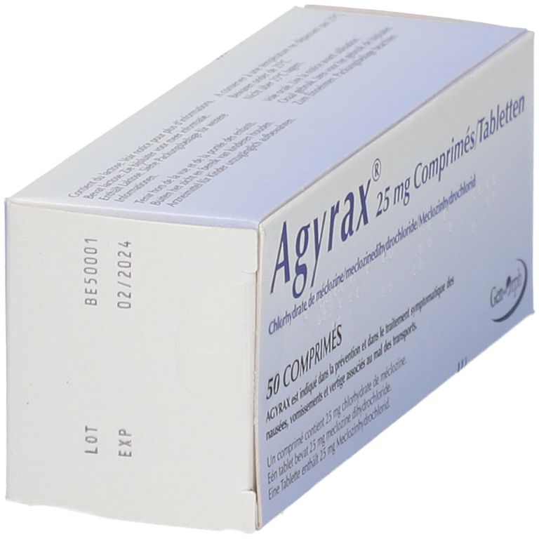 Agyrax® 25 mg 50 St - Farmaline