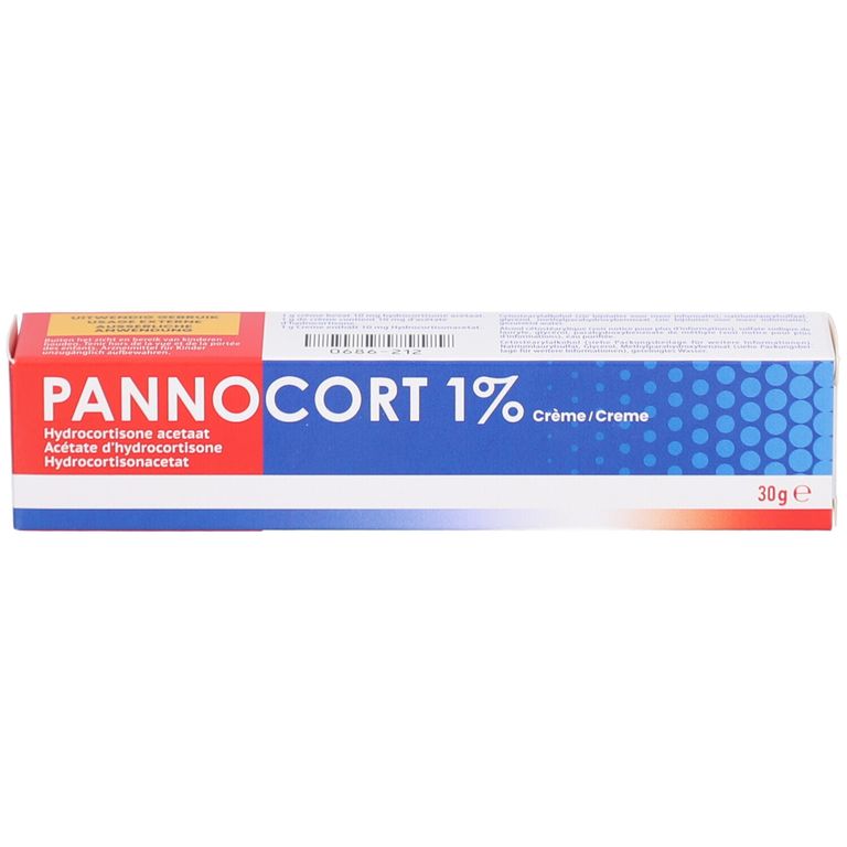 Pannocort Hydrocortisone Crème 1% 30 g - Farmaline