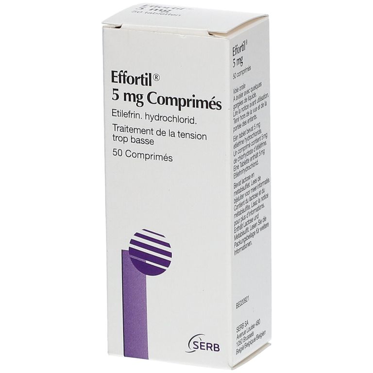 Effortil 5mg 50 St - Farmaline