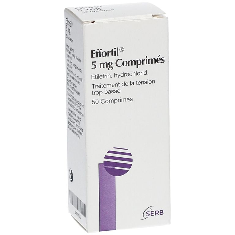 Effortil 5mg 50 pc(s) - Farmaline