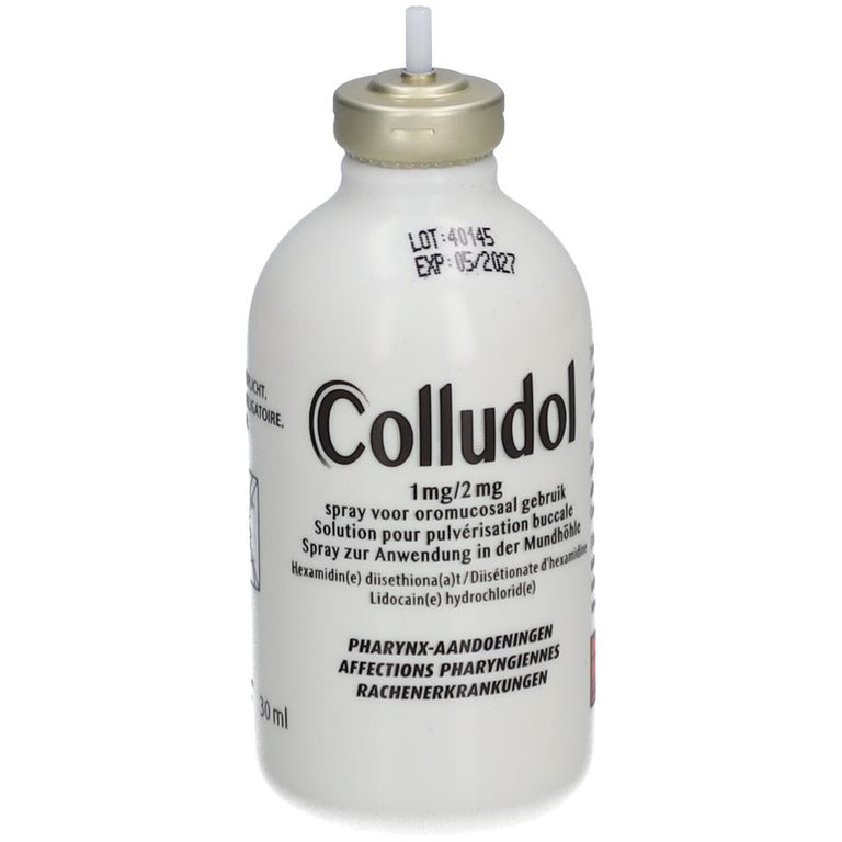 Colludol 1 mg/2 mg Spray voor Oromucosaal Gebruik |Keelpijn en ...