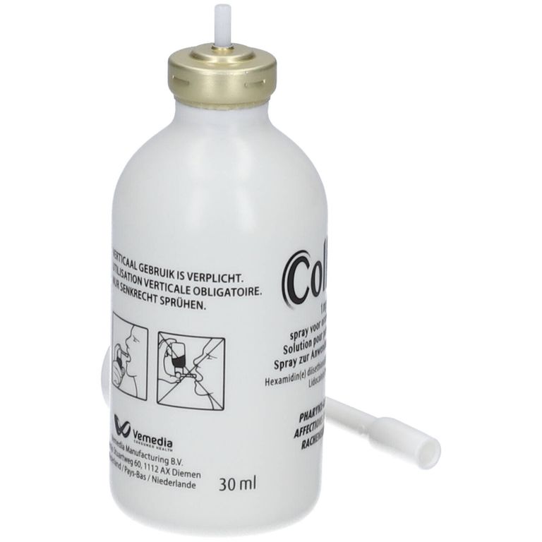 Colludol 1 mg/2 mg Spray voor Oromucosaal Gebruik |Keelpijn en ...