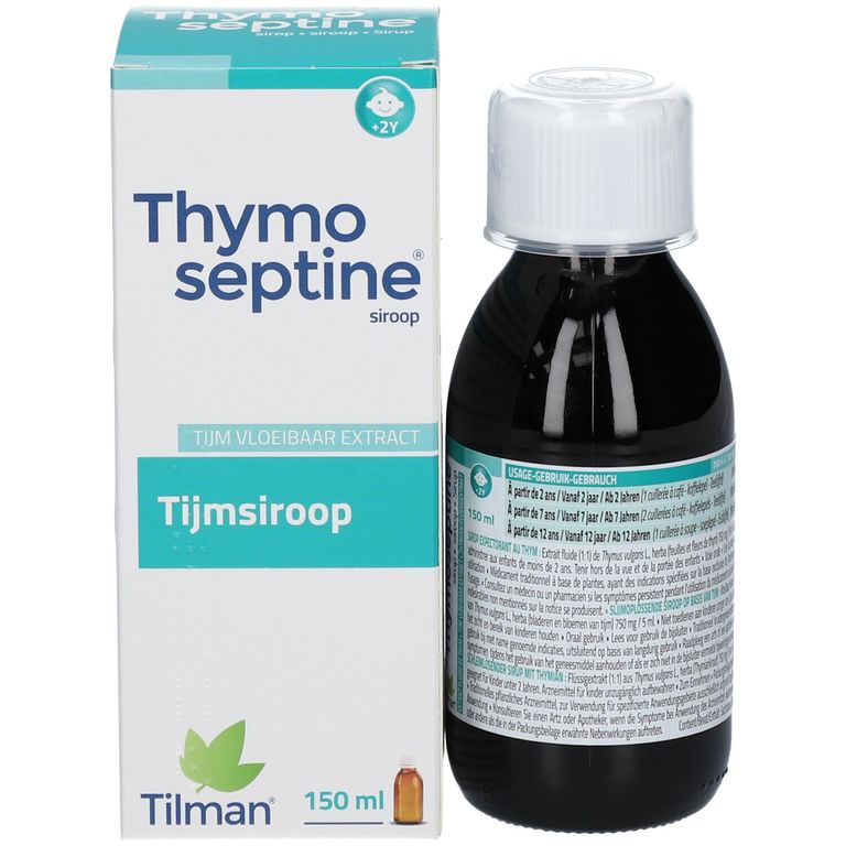 Thymoseptine® Tijmsiroop 150 ml - Farmaline