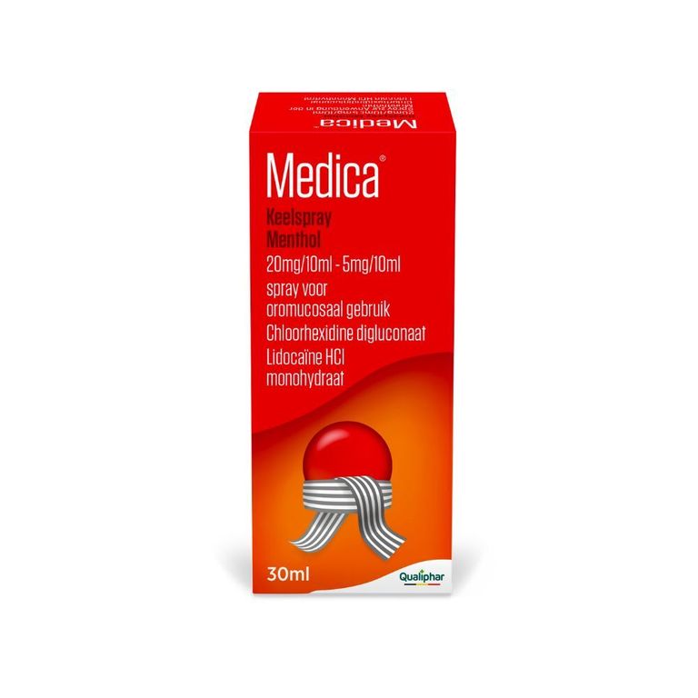 Medica Keelspray Menthol | Keelpijn 30 ml - Farmaline