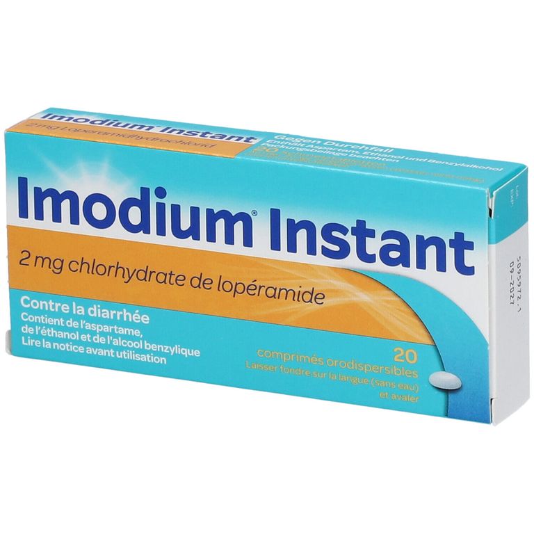 Imodium® Instant - une Aide Rapide et Pratique en Cas de Diarrhée 20 pc ...