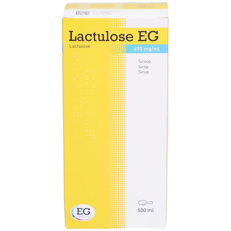 Lactulose EG 670 mg/ml | Laxeermiddel 500 ml - Farmaline