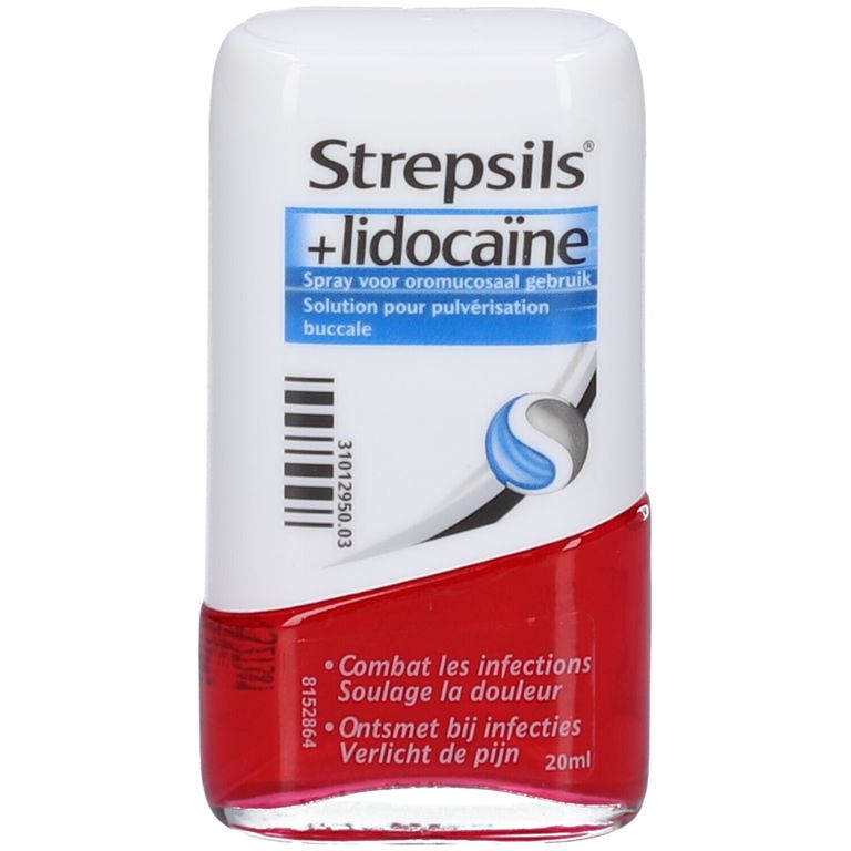 Strepsils Lidocaïne Spray Buccal 20 ml - Farmaline