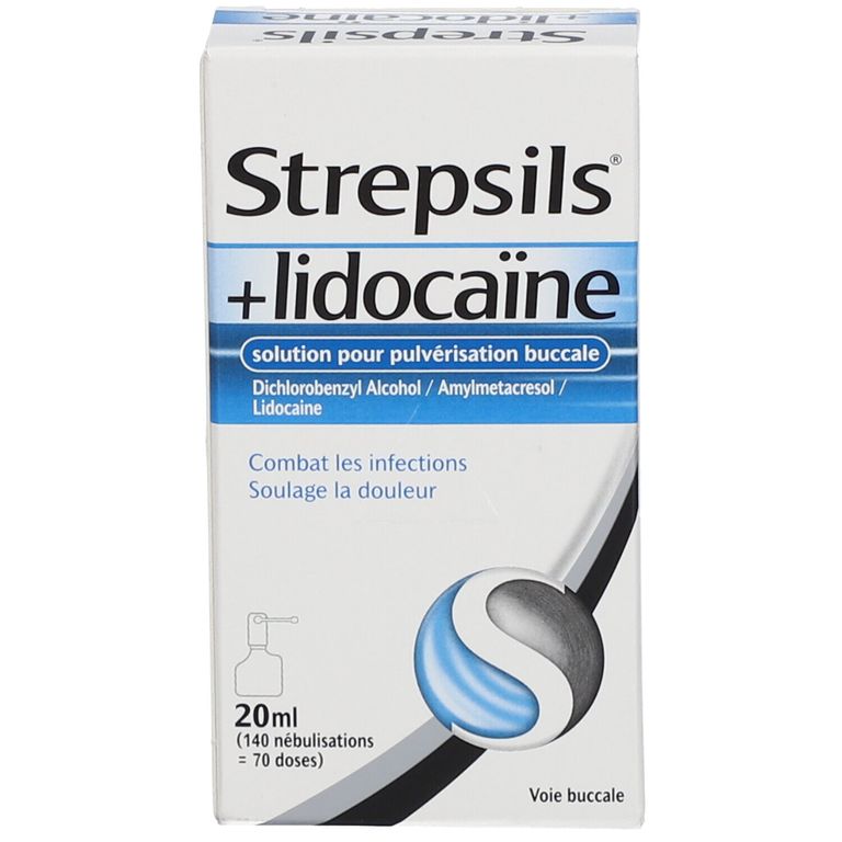Strepsils Lidocaïne Spray Buccal 20 ml - Farmaline