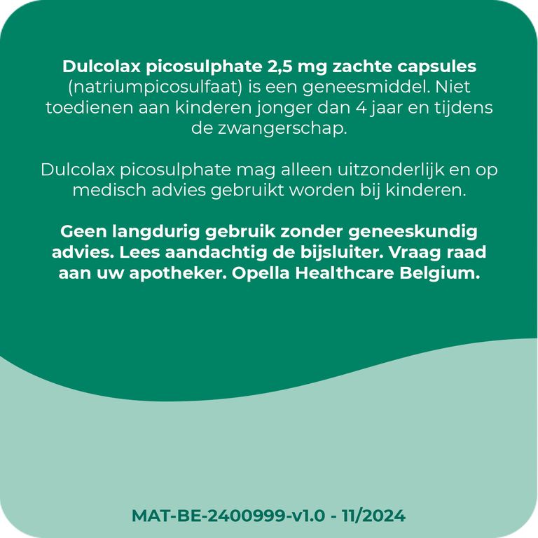 Dulcolax Picosulphate 2,5 mg | Laxeermiddel tegen Constipatie 50 St ...