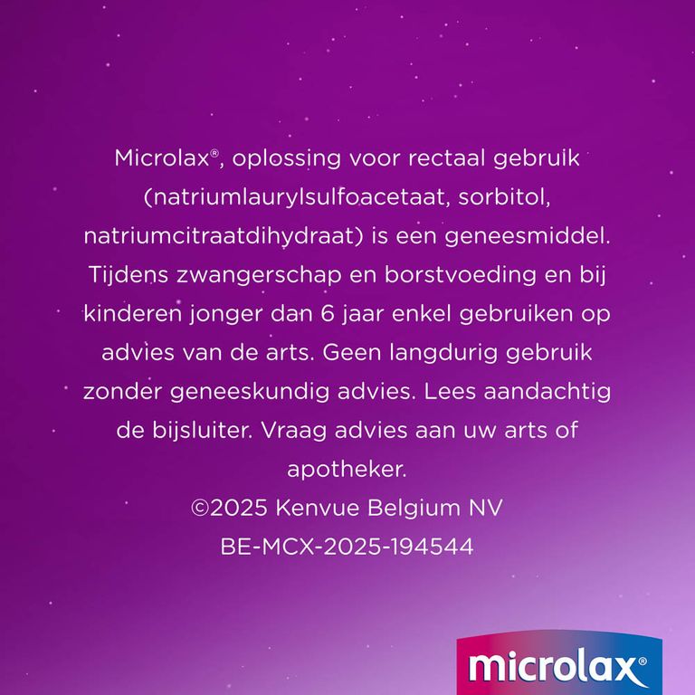Microlax® Lavement | Laxeermiddel bij Constipatie 12 St - Farmaline
