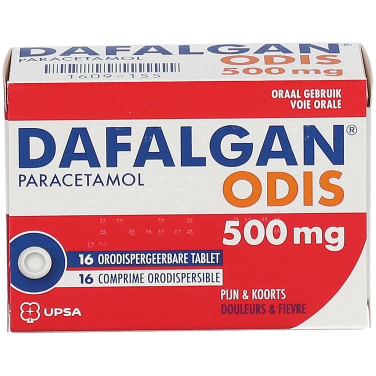 Dafalgan® Odis 500mg Paracetamol | Pijn & Koorts 16 St - Farmaline
