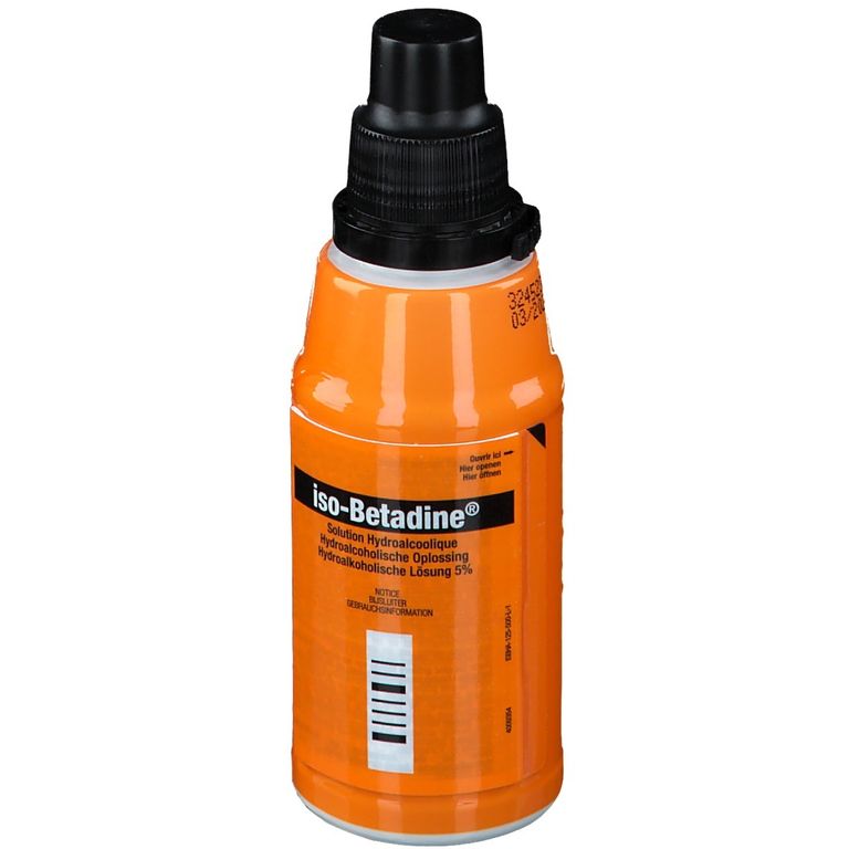 ISO-BETADINE Hydroalcoholische Opl. 5% 125ml 125 ml - Farmaline