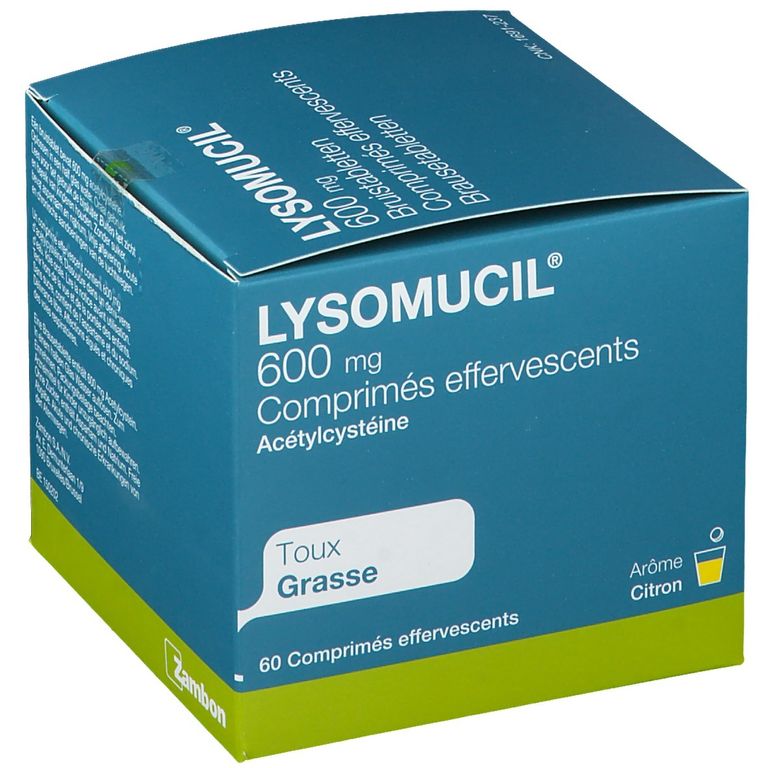LYSOMUCIL 600mg | Slijmhoest 60 St - Farmaline