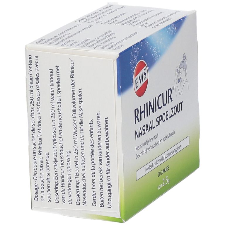 Rhinicur Sel de Rinçage Nasal 20 pc(s) - Farmaline
