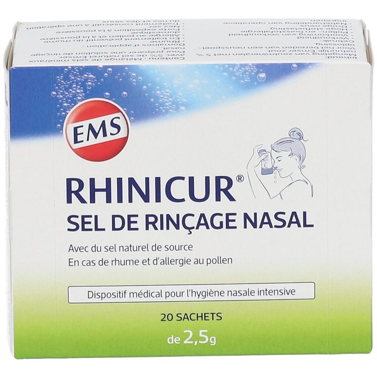 Rhinicur Sel de Rinçage Nasal 20 pc(s) - Farmaline