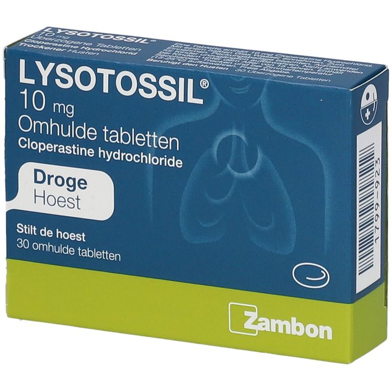 LYSOTOSSIL 10mg | Toux Sèche 30 pc(s) - Farmaline