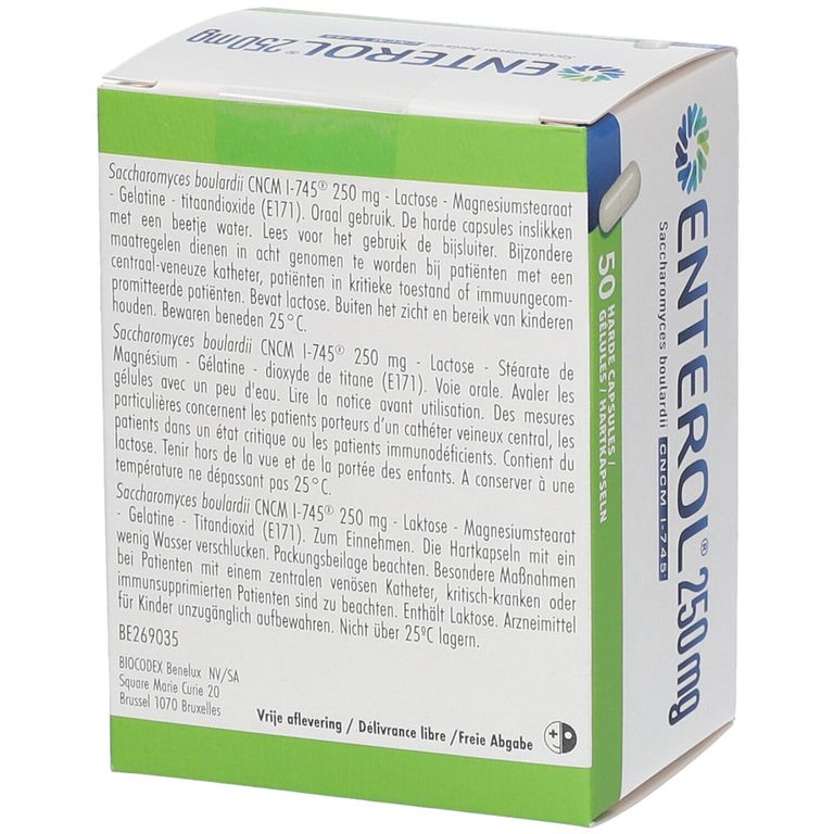 Enterol® 250 mg 50 St - Farmaline