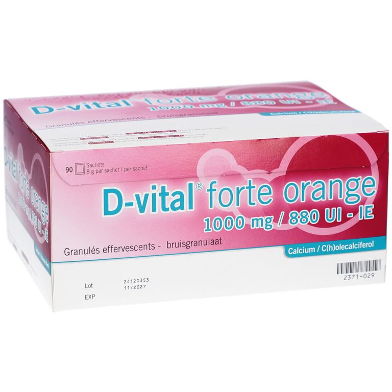 D-Vital Forte 1000/880 Calcium 90 St - Farmaline