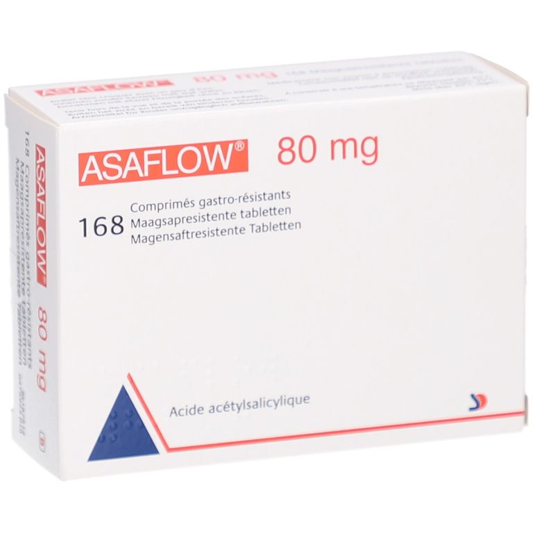 Asaflow 80mg 168 pc(s) - Farmaline