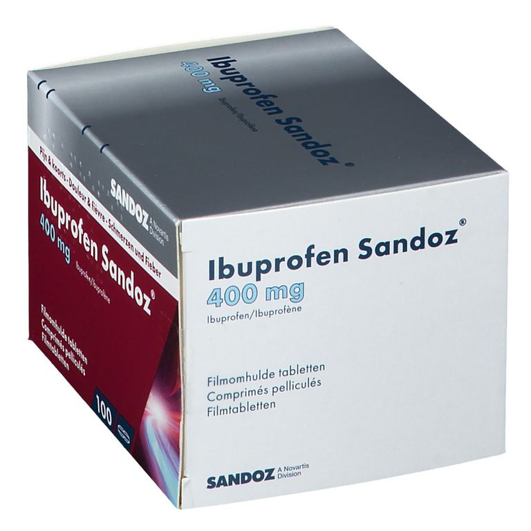 Ibuprofen Sandoz 400mg 100 St - Farmaline