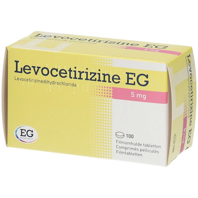 Levocetirizine EG 5 mg | Allergie & Urticaria 100 St - Farmaline