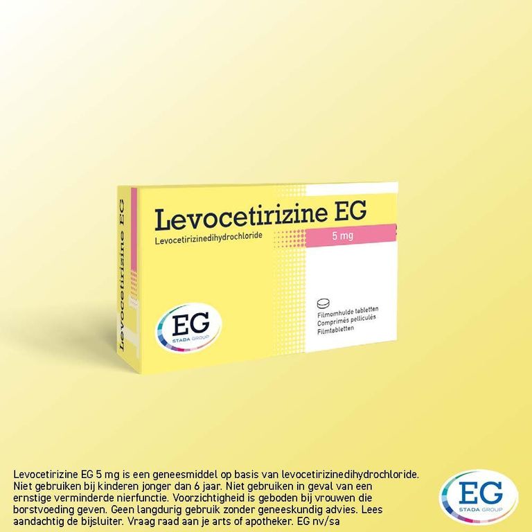 Levocetirizine EG 5 mg | Allergie & Urticaria 100 St - Farmaline