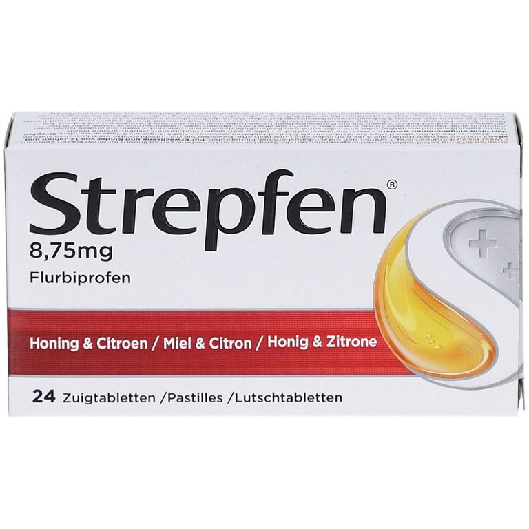 Strepfen Zuigtabletten Citroen & Honing 8.75mg 24 St - Farmaline