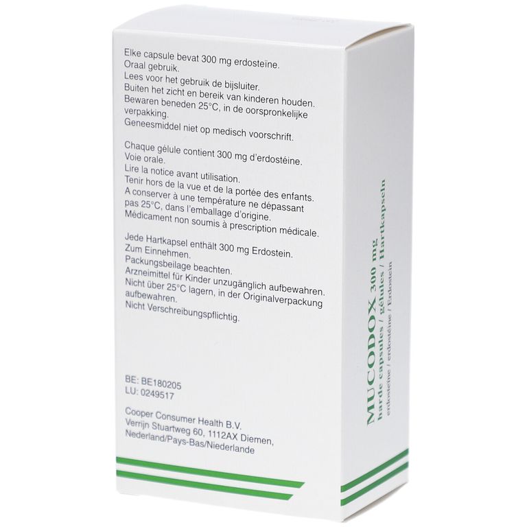 Mucodox 300mg 56 St - Farmaline