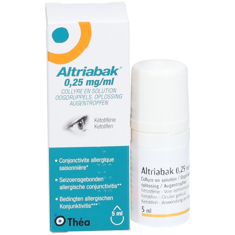 Altriabak® 0,25 mg/ml Collyre 5 ml - Farmaline