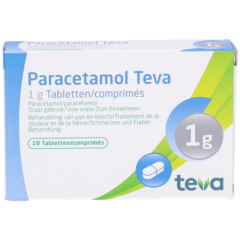 Paracetamol Teva 1 g 10 St - Farmaline