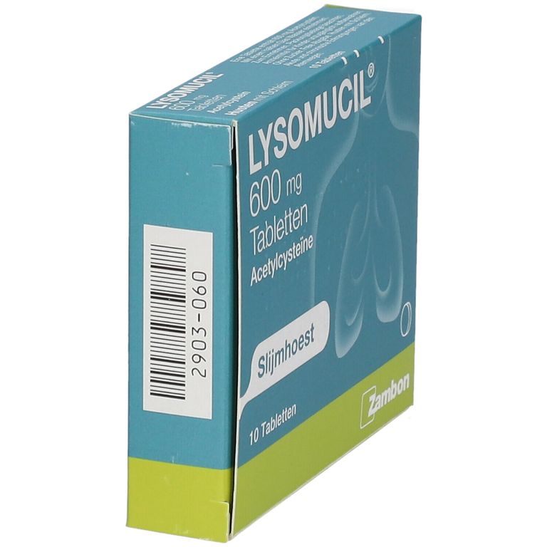 LYSOMUCIL 600mg | Toux Grasse 10 pc(s) - Farmaline