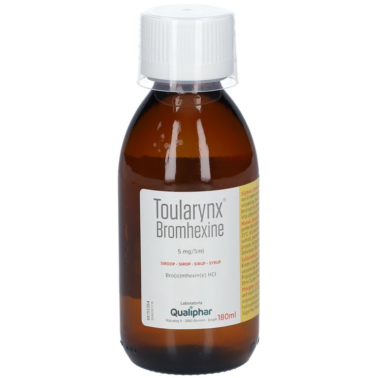 Toularynx Broomhexine Sirop Toux Grasse 180 ml - Farmaline