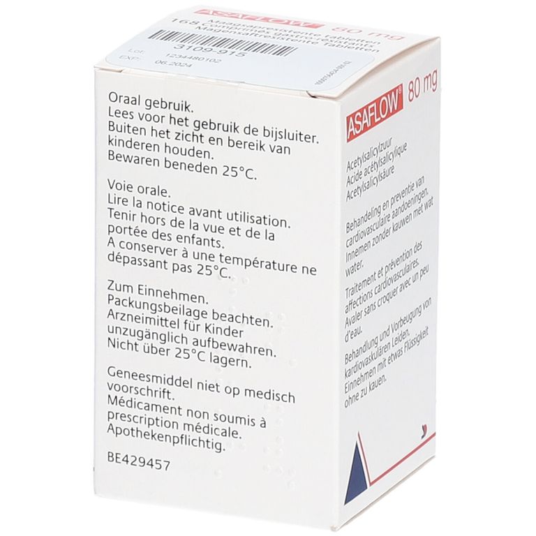 Asaflow® 80 mg 168 pc(s) - Farmaline
