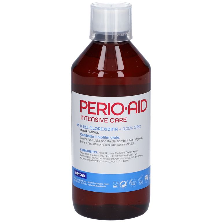 Perio-Aid Intensive Care Mondspoelmiddel 0.12% CHX 500 ml - Farmaline