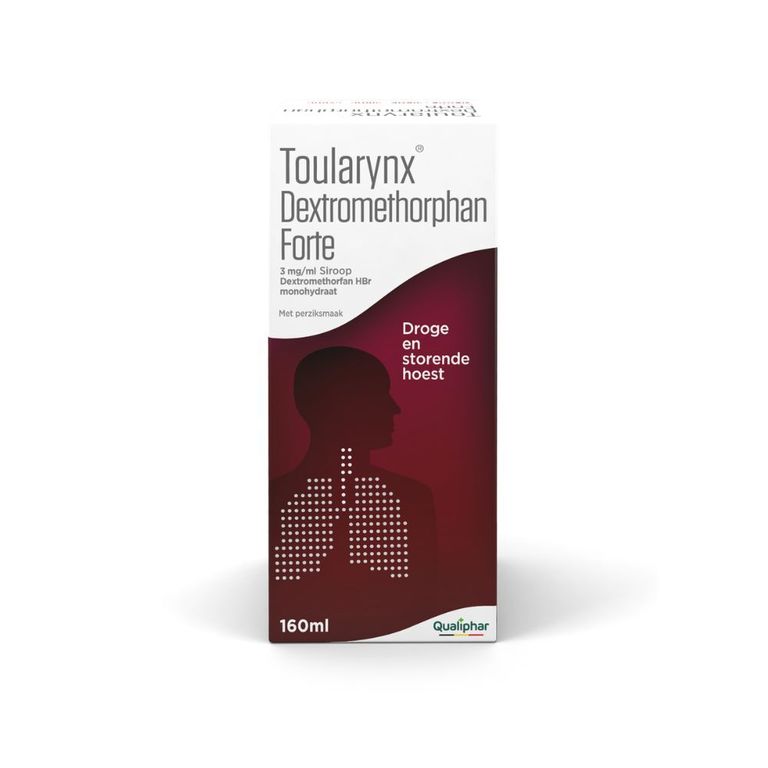 Toularynx Dextromethorpan Forte | Droge Hoest 160 ml - Farmaline