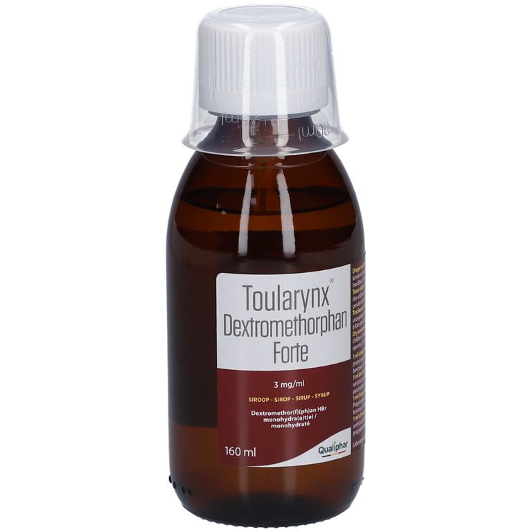 Toularynx Dextromethorpan Forte Droge Hoest 160 ml - Farmaline