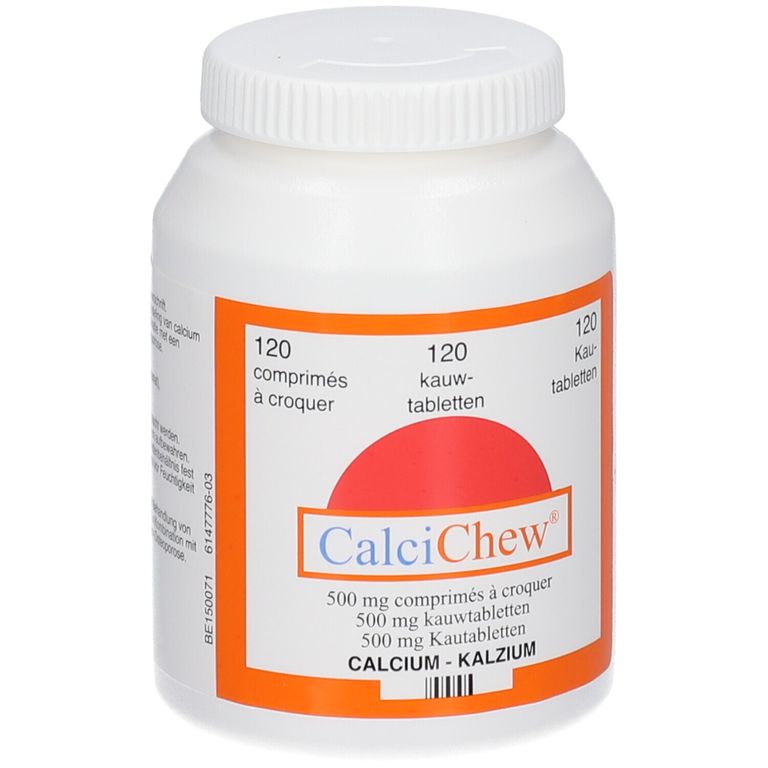 Calci-Chew 500mg 120 St - Farmaline
