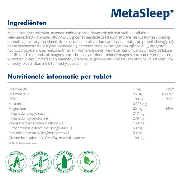 MetaSleep 60 St - Farmaline