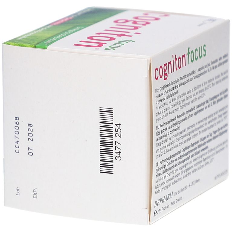 Cogniton Focus Geheugen & Concentratie 60 St - Farmaline