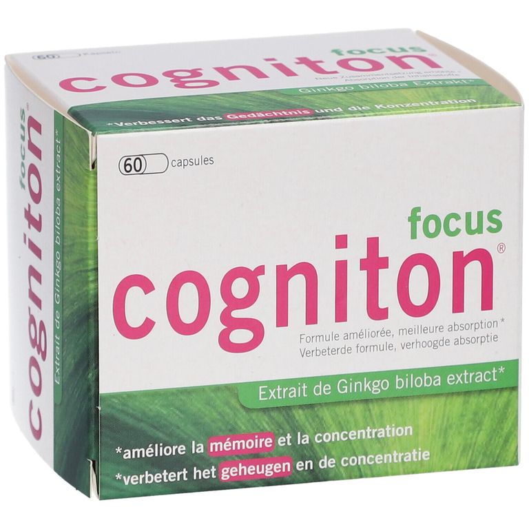 Cogniton Focus Geheugen & Concentratie 60 St - Farmaline