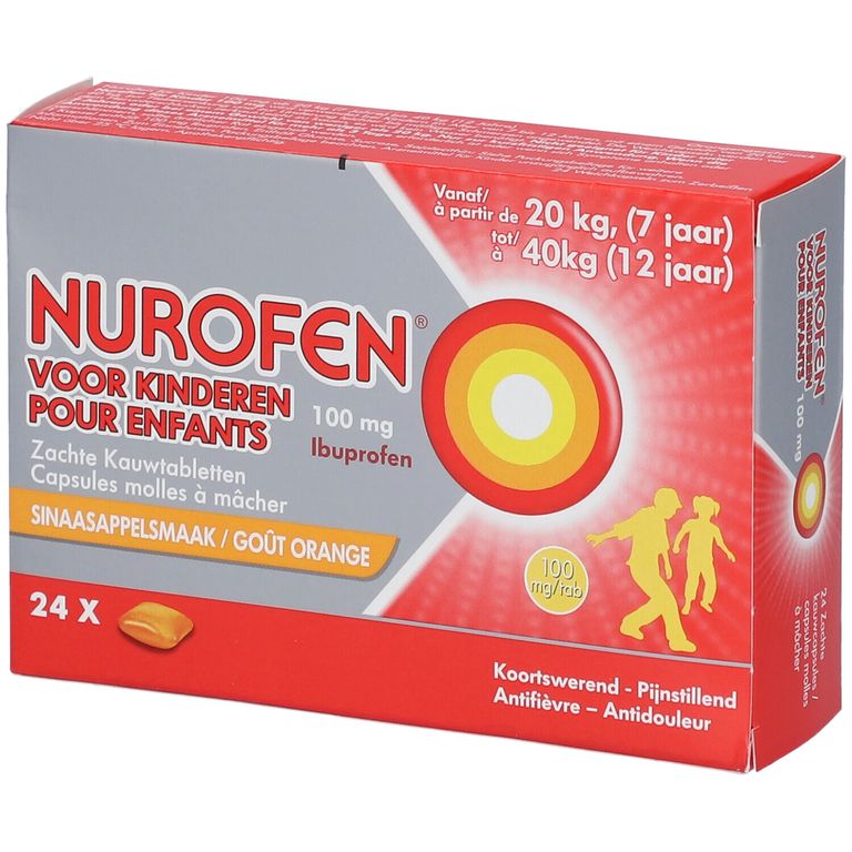 Nurofen Kind 100 mg 24 St - Farmaline