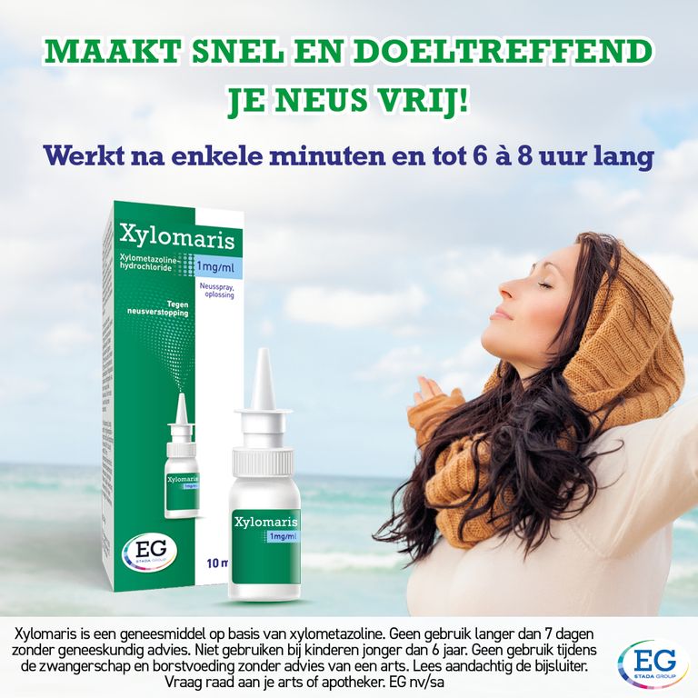 Xylomaris Neusspray EG 1 mg/ml | Verkoudheid & Loopneus 10 ml - Farmaline