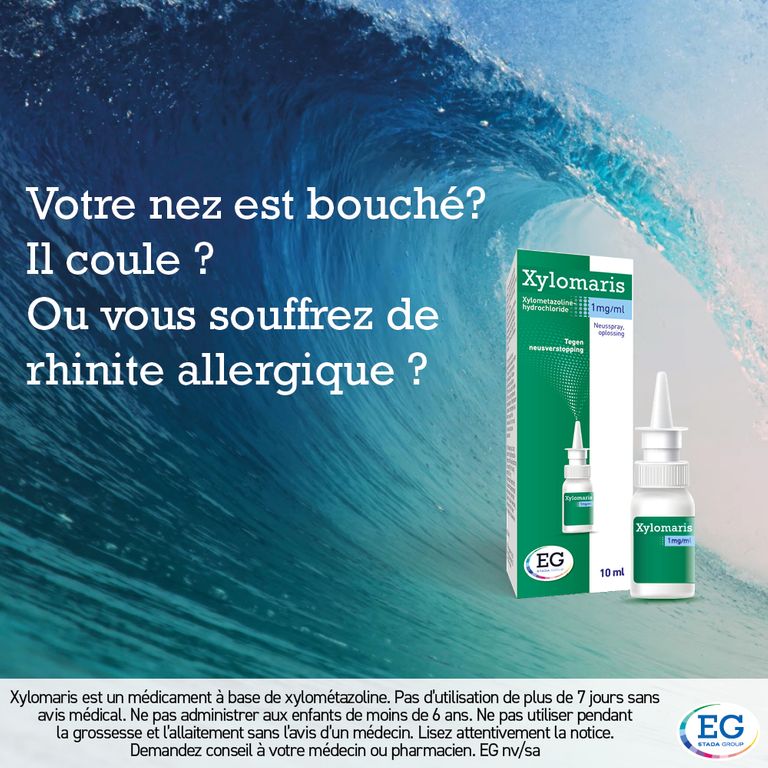 Xylomaris Spray Nasal 1 mg/ml | Rhume & Nez qui coule 10 ml - Farmaline