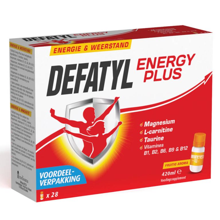 Defatyl Energy Plus Drinkbaar 28x15 ml - Farmaline