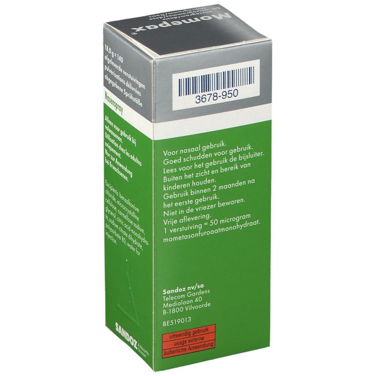 Momepax Neusspray 50 mcg/dosis 18 g - Farmaline