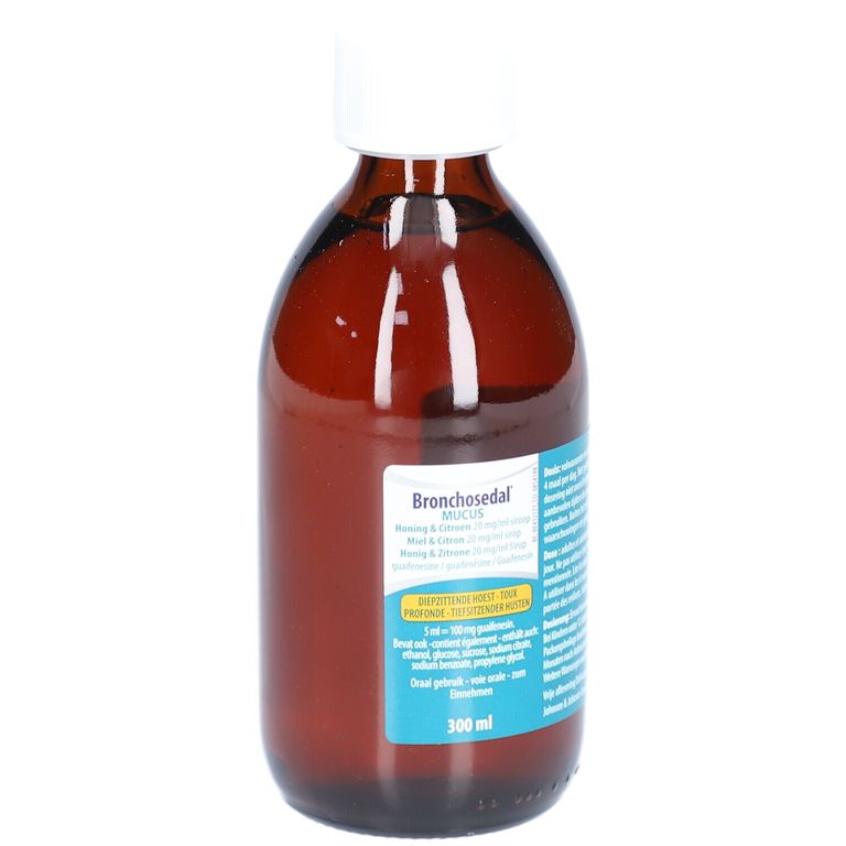 Bronchosedal® Mucus Miel & Citron 20mg/ml Sirop 300 ml - Farmaline