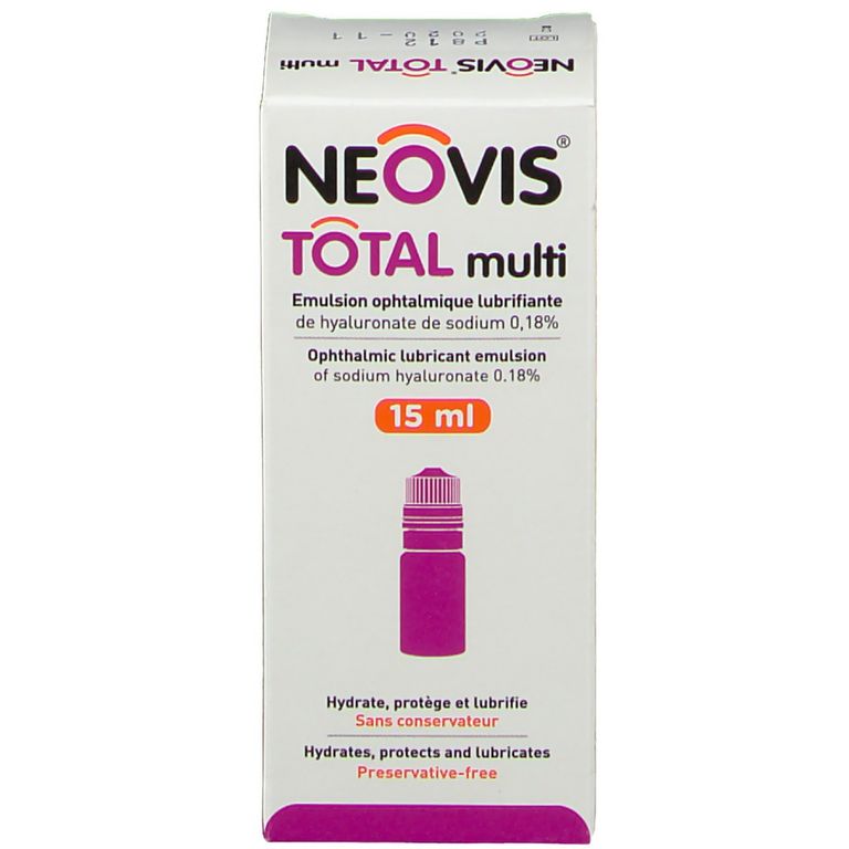 NEOVIS® TOTAL Multi Solution Ophtalmique 15 ml - farmaline.be