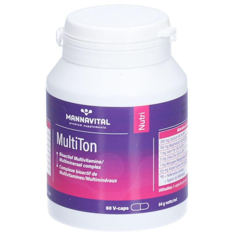 Mannavital Multiton 60 St - Farmaline