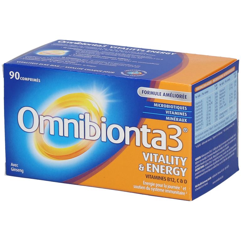 Omnibionta® 3 Vitality & Energy 90 St - Farmaline