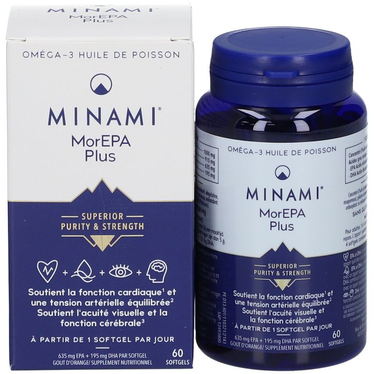 Minami® MorEPA Plus 60 St - Farmaline